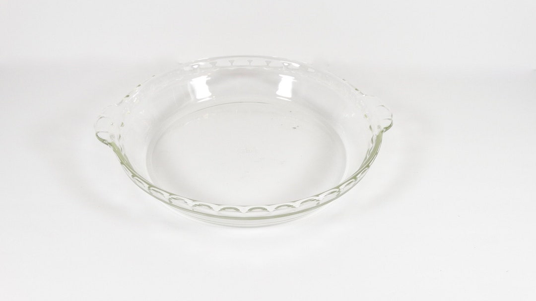 Vintage Clear Glass Pyrex Pie Plate 9.5