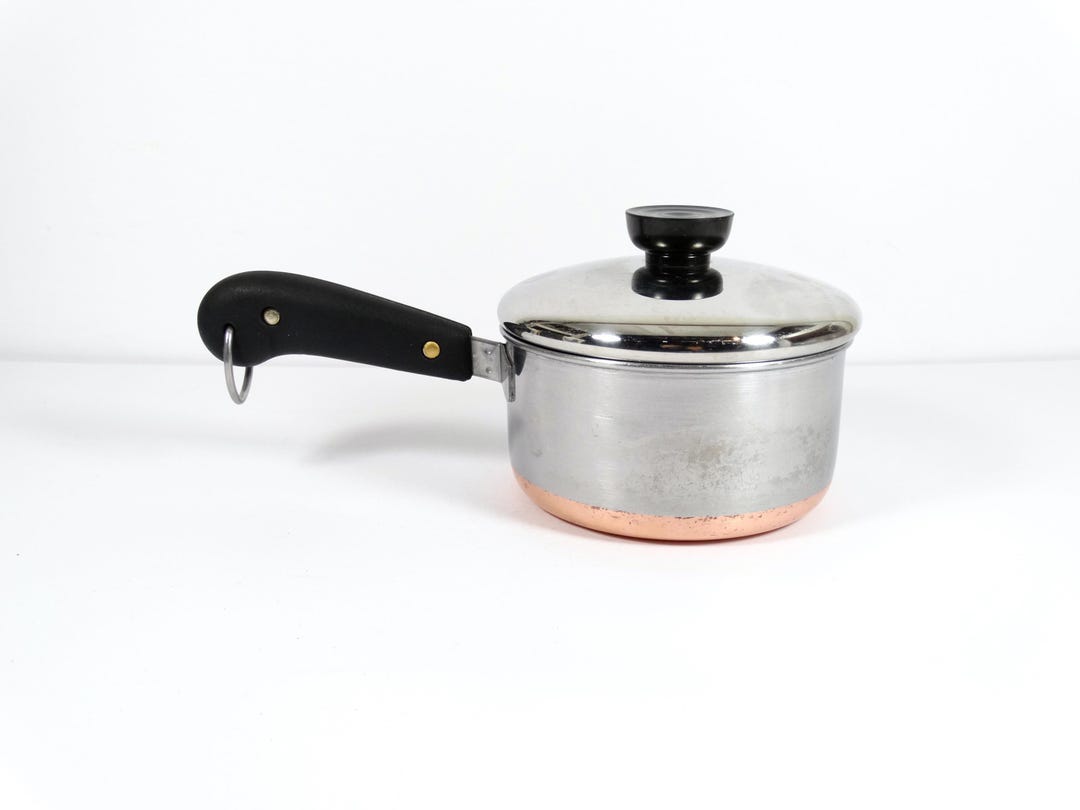 Vintage 1 Qt Revere Ware Pot Vintage Revere 1 Qt Pot With Lid Copper ...