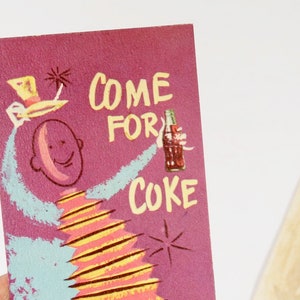 Vintage 1950s Coca Cola Party Invitations Coke Coca Cola Midcentury ...