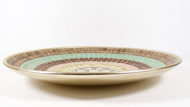 Amazing Large 50s Mosaic Platter Wall Hanging Tile Mosaic - Etsy