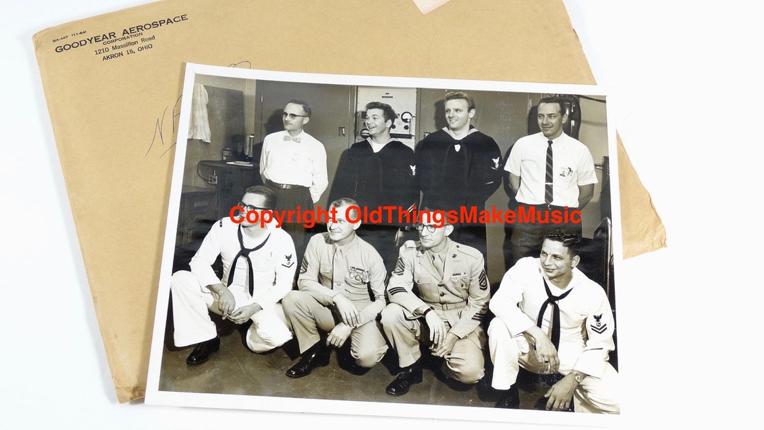 1965 Goodyear Aerospace Navy Engineer Photo USN Vintage Photo 15C4C ...