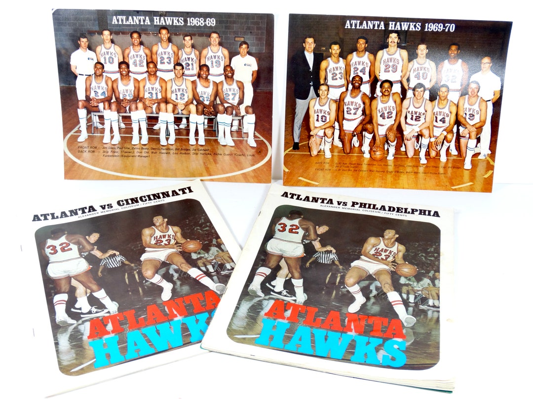 1960s Atlanta Hawks Programs 1968 Hawks 1969 Hawks 1970 Hawks Fan ...