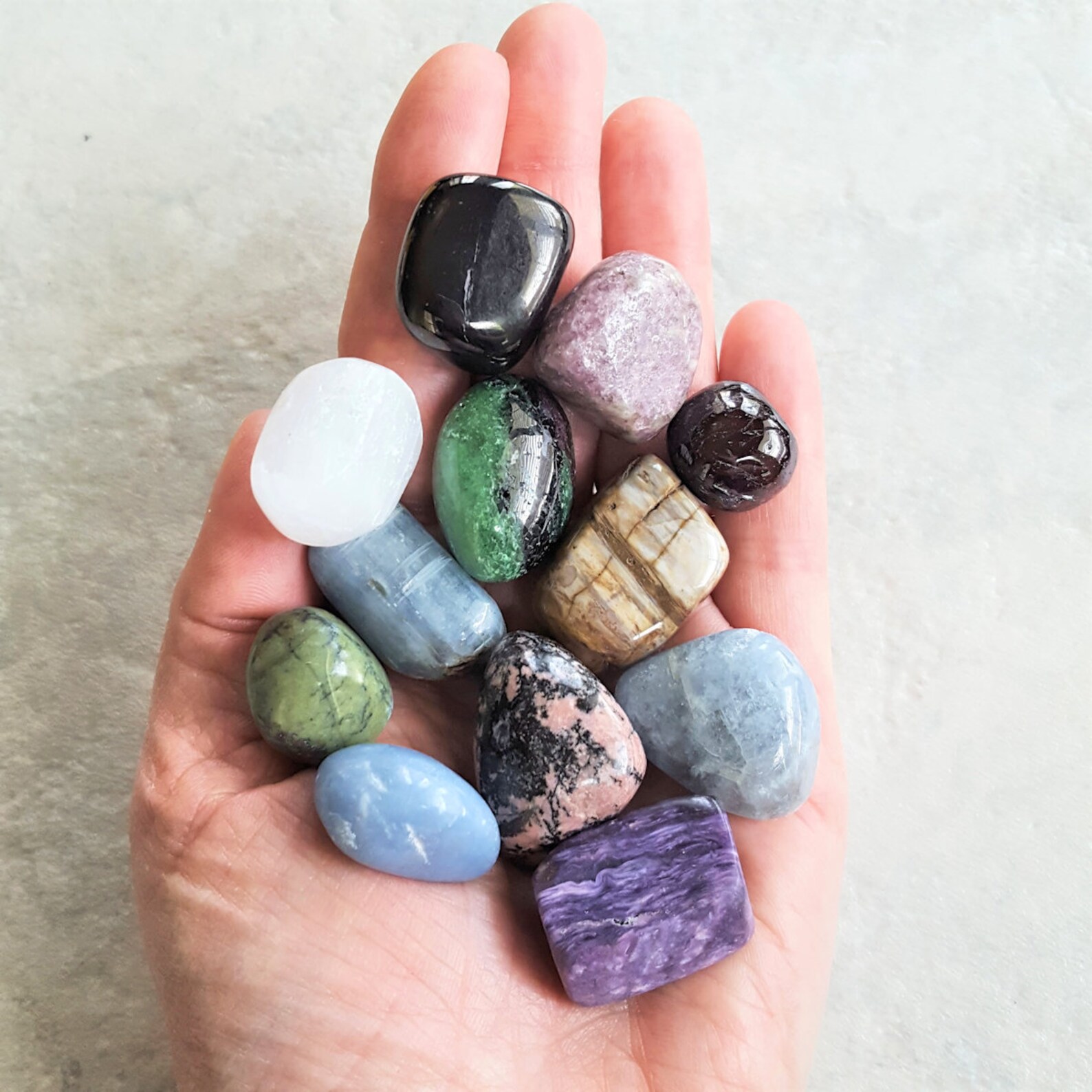 Soul Star Earth Star Chakra Stone Crystal and Card Kit, Angel Contact ...