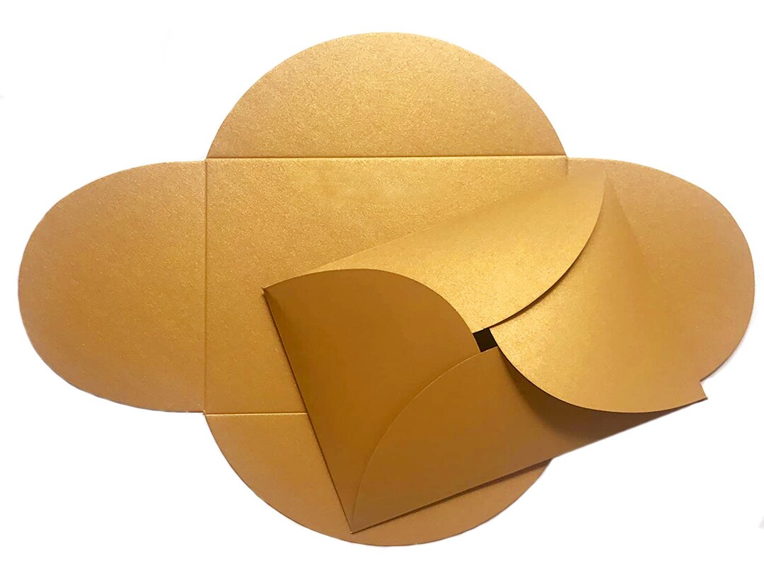 Gold / Silver LETTER ENVELOPE Format B5 With Twist Closure, Solid ...