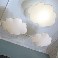 White Flower Chandelier – Handmade Statement Ceiling Light for Elegant ...