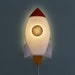 Children Wall Lamp. "space Rocket" - Etsy