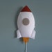 Children Wall Lamp. "space Rocket" - Etsy