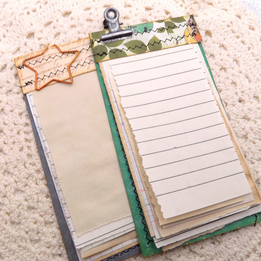 Junk Journaling Notepads for Over the Page , Scrapbooking Memory Book ...