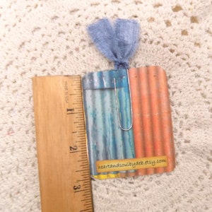 Handmade Altered Hidden Paperclip Bookmark for Junk or Art Journal ...