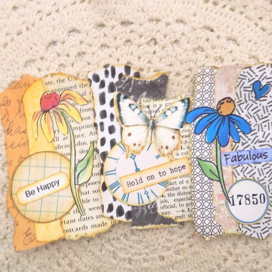 Junk Journal Embellishment Clusters for Junk or Art Journal Books #467 ...