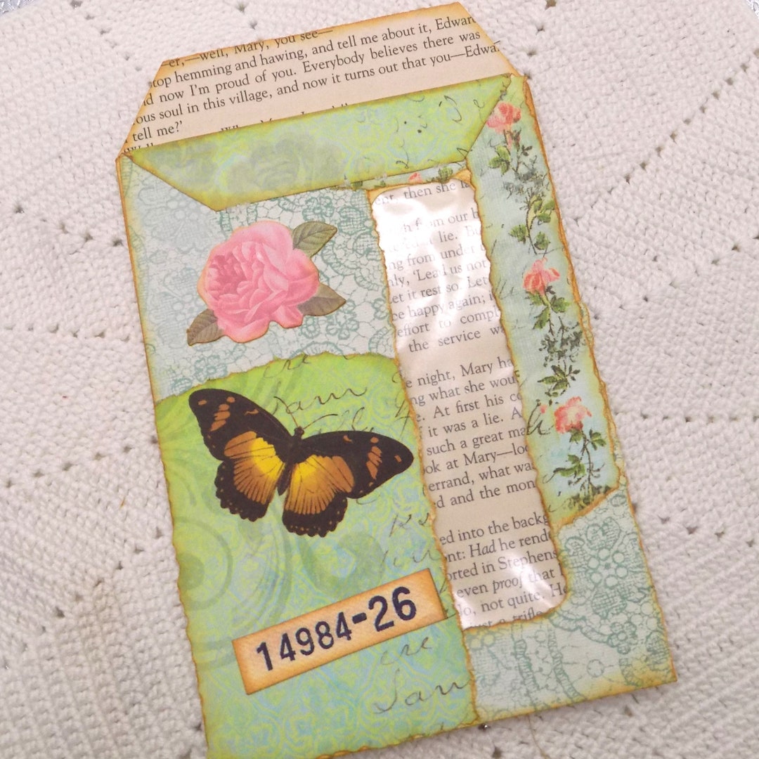 Hand Crafted Altered Window Envelope for Junk/art Journal Books - Etsy