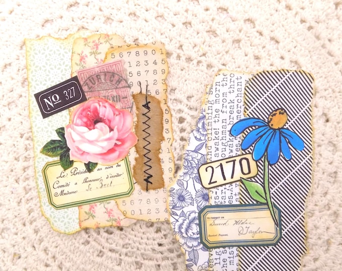 Junk Journal Embellishment Clusters for Junk or Art Journal Books #347 ...