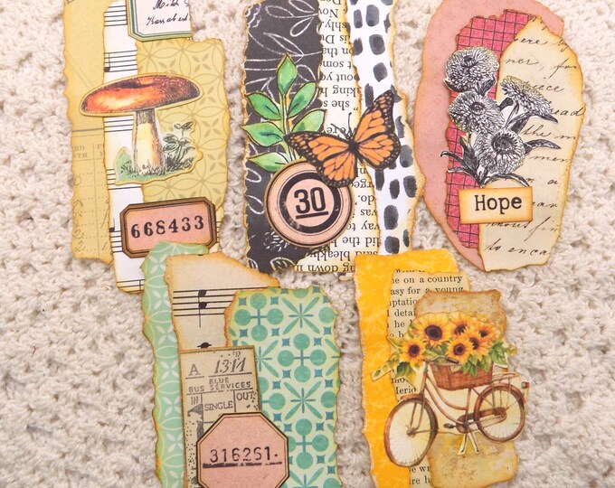 Junk Journal Small Embellishment Clusters for Junk or Art Journal Books ...