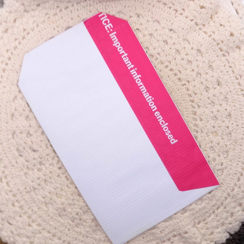 Hand Crafted Junk Mail Altered Window Envelope for Junk/art Journal ...