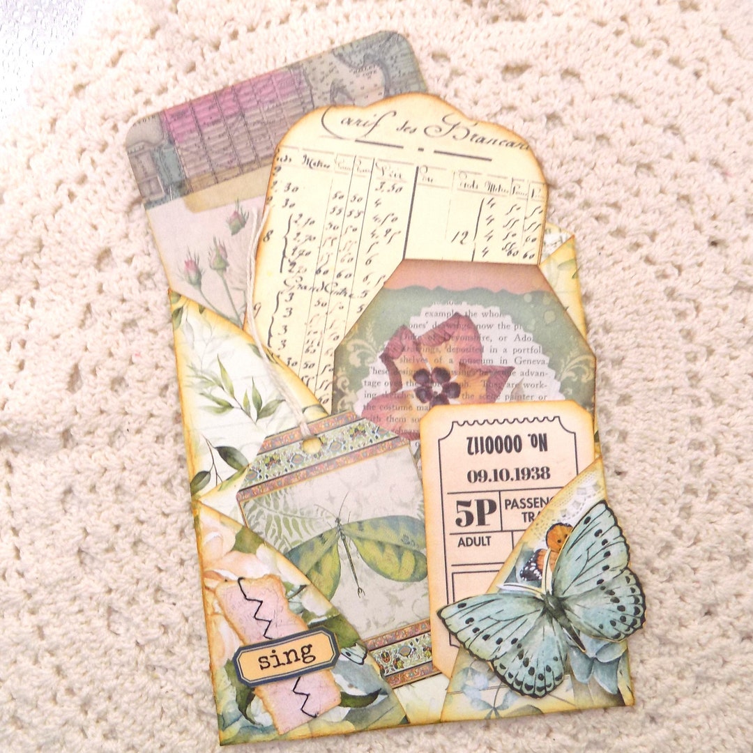 Loaded Pockets for Junk Journaling, Scrapbooking Ephemera - Etsy