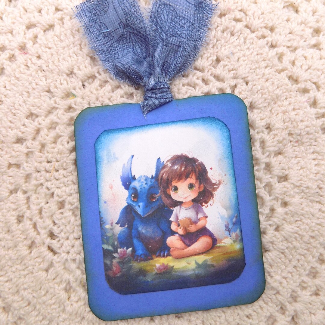 Handmade Altered Hidden Paperclip Bookmark for Junk or Art Journal ...