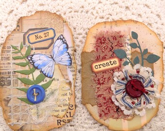 Junk Journal Embellishment Clusters for Junk or Art Journal Books 228 ...