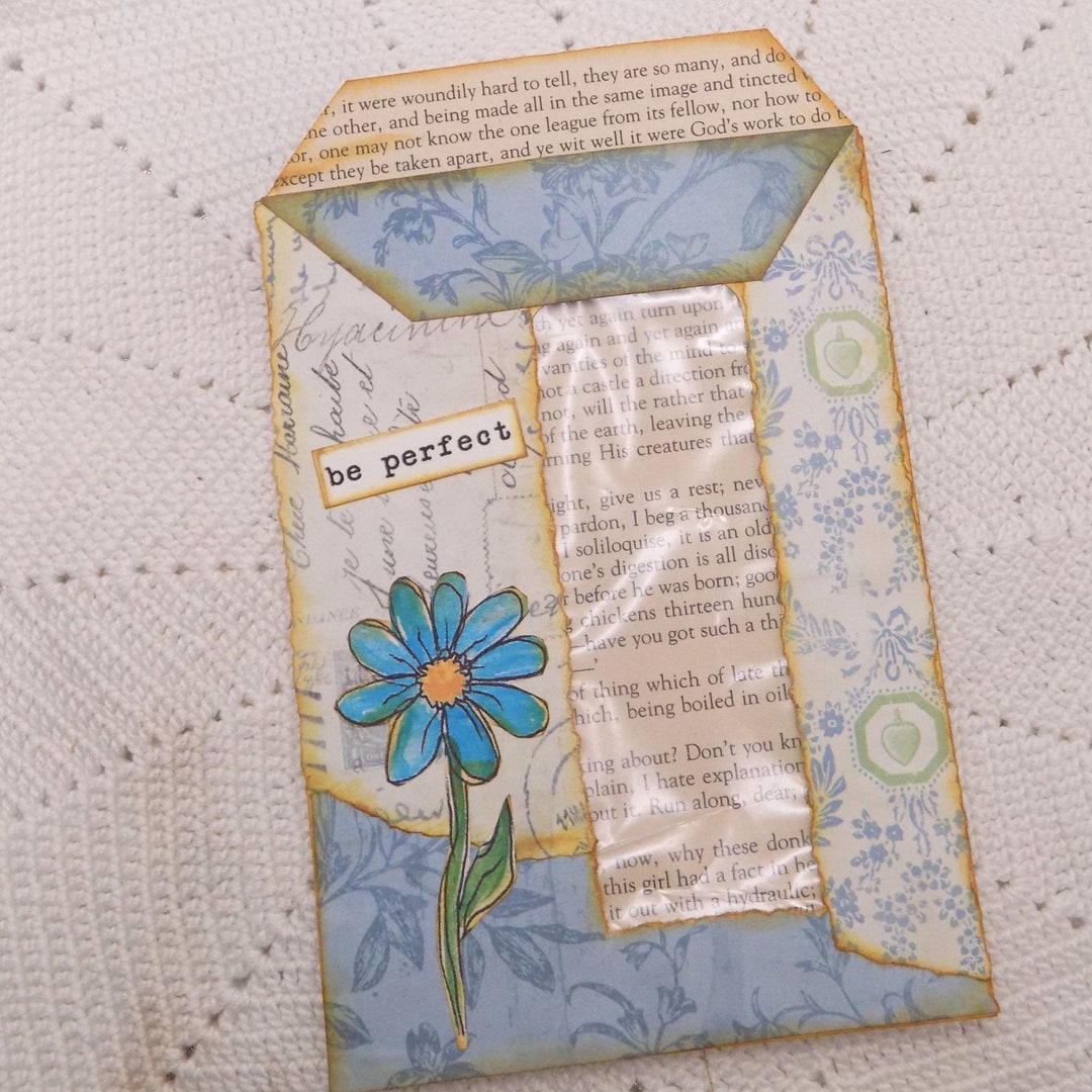 Hand Crafted Altered Window Envelope for Junk/art Journal Books - Etsy