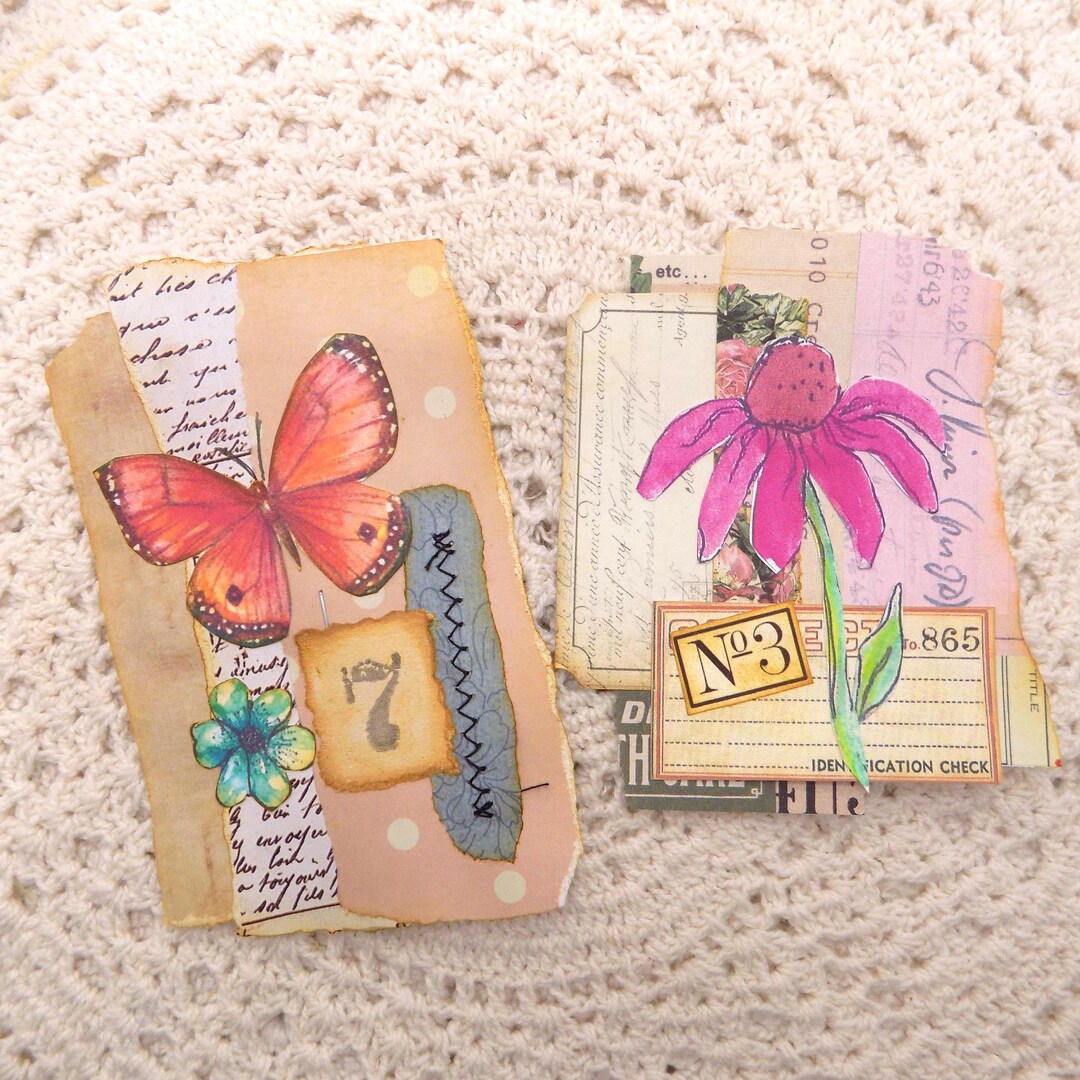 Junk Journal Embellishment Clusters for Junk or Art Journal Books #488 ...