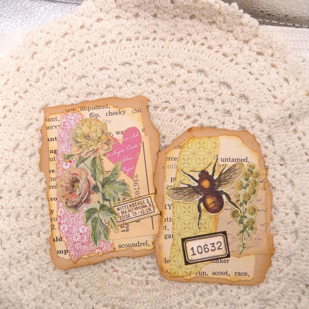 Junk Journal Embellishment Clusters for Junk or Art Journal Books #565 ...