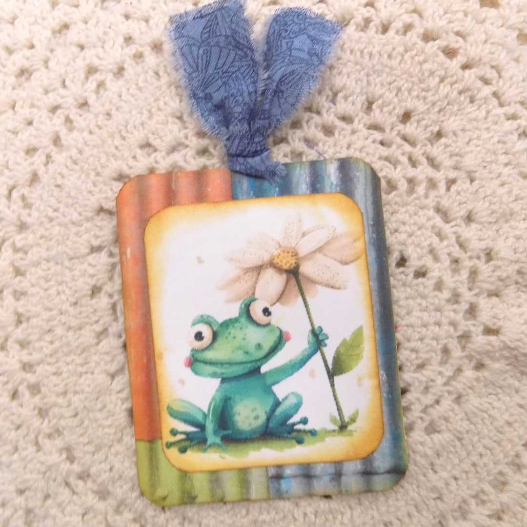 Handmade Altered Hidden Paperclip Bookmark for Junk or Art Journal ...