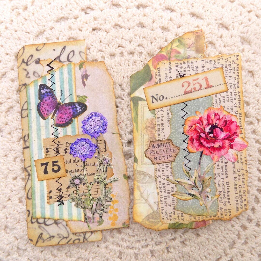 Junk Journal Embellishment Clusters for Junk or Art Journal Books 231 ...