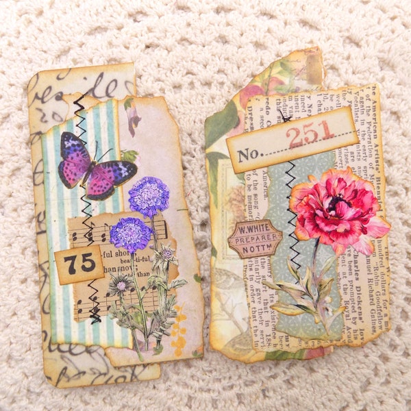 Junk Journal Embellishment Clusters for Junk or Art Journal Books 231 - Etsy