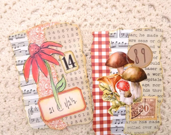 Junk Journal Embellishment Clusters for Junk or Art Journal Books #347 ...