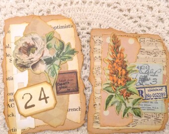 Junk Journal Embellishment Clusters for Junk or Art Journal Books #231 - Etsy