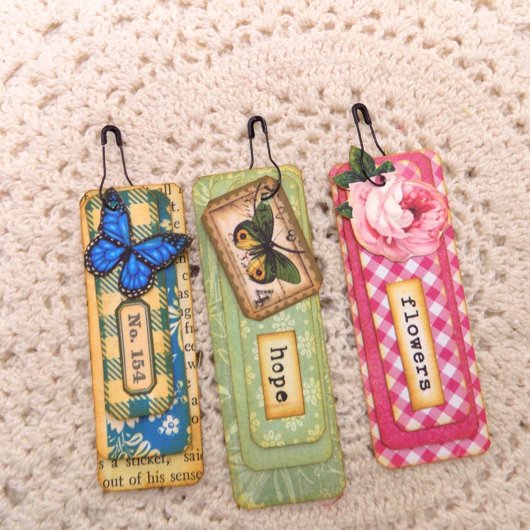 Handmade Scrap Dangle Clusters for Junk/art Journal Books #352 - Etsy