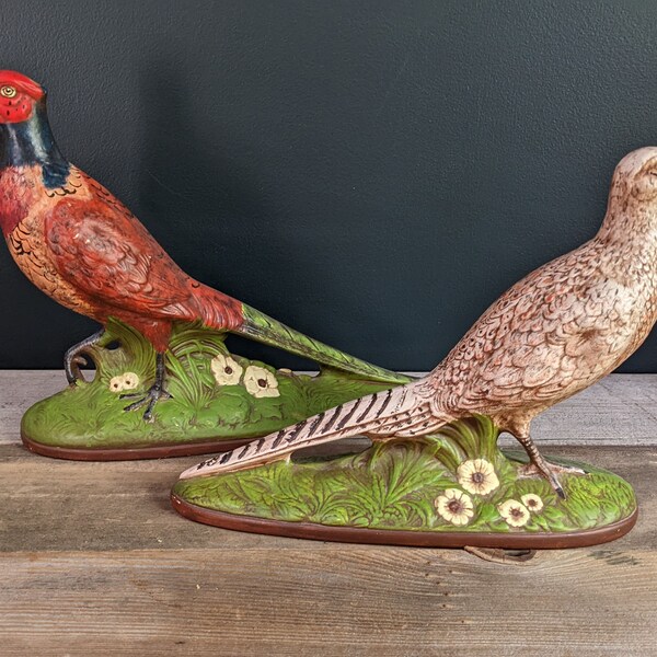 Ceramic Pheasant Figurine - Etsy