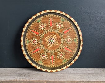 Spanish Inlaid Tray - Etsy
