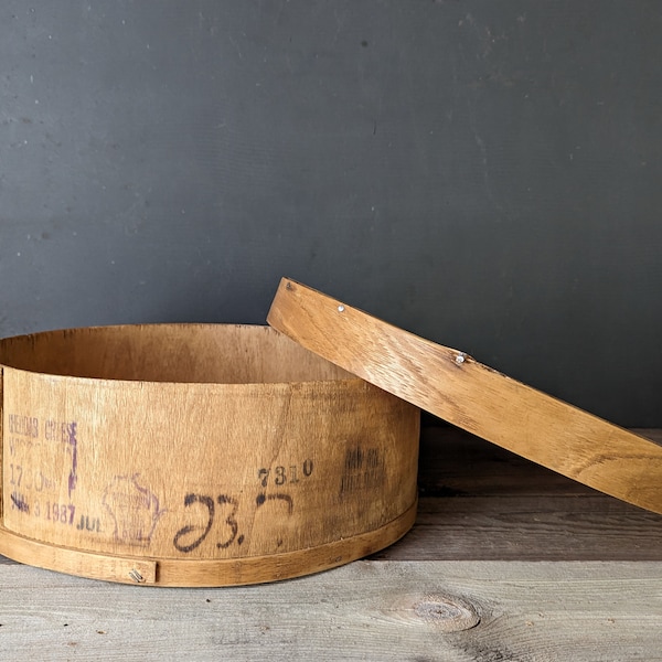 Antique Round Cheese Boxes - Etsy