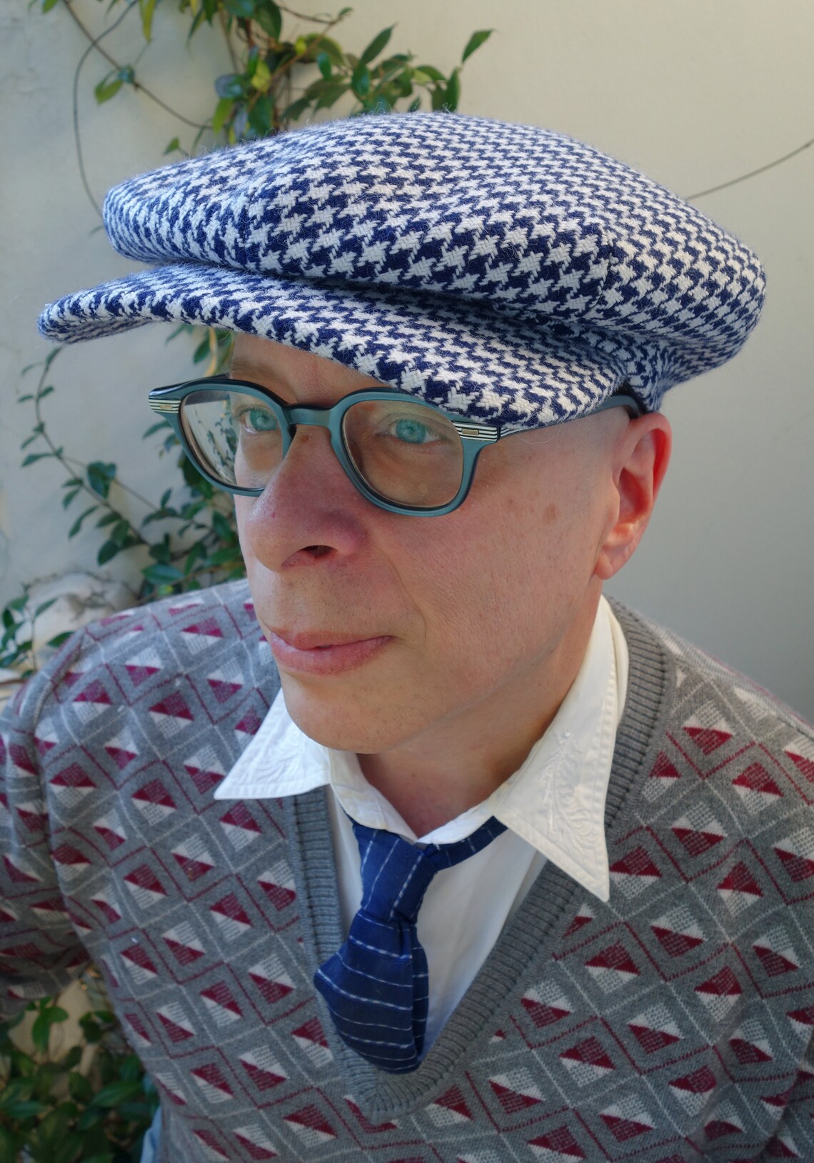 The COB DOCK 1920s-pattern One-piece Flat Cap in Vintage | Etsy