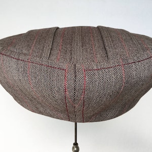 The "it" Cap - 1910s / 1920's Style Flat Cap With Box Pleated Top in ...