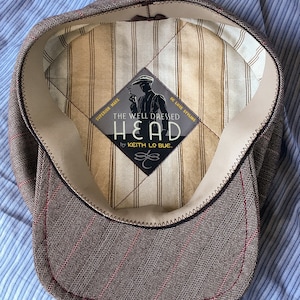 The "it" Cap - 1910s / 1920's Style Flat Cap With Box Pleated Top in ...