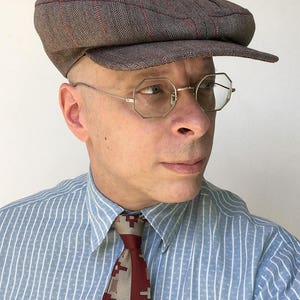 The "it" Cap - 1910s / 1920's Style Flat Cap With Box Pleated Top in ...