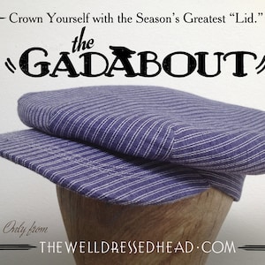 THE GADABOUT - 1910s-pattern Flat Cap With Back Band - Made to Order - Etsy