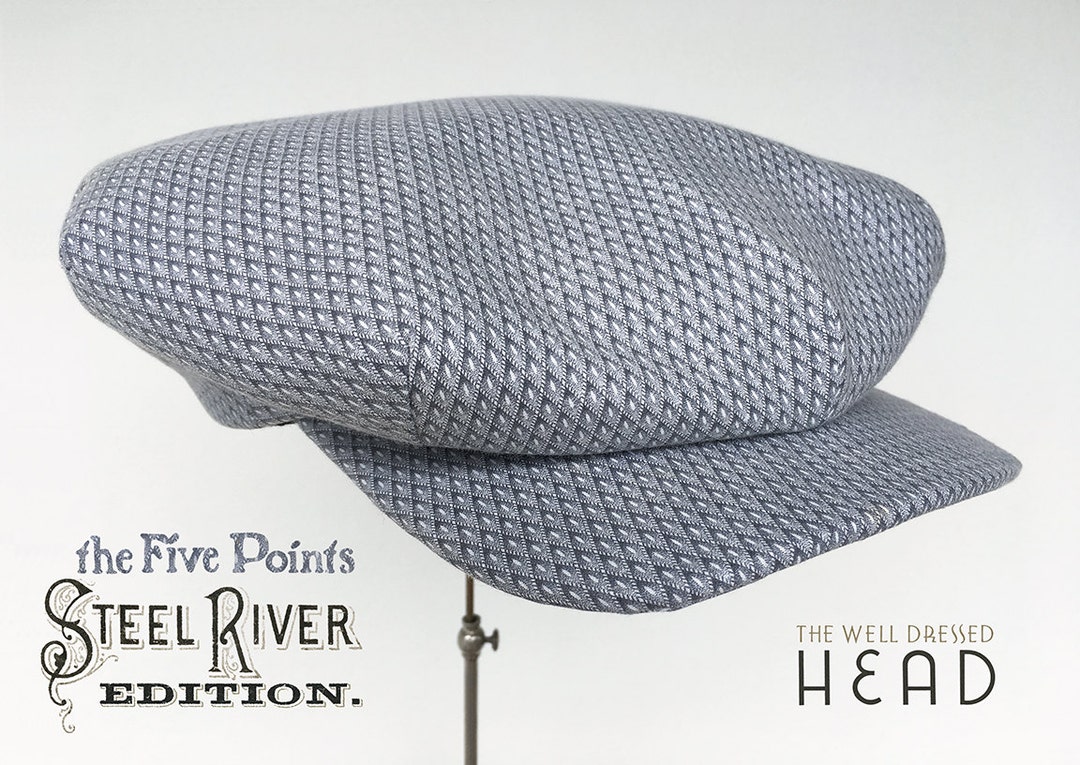 The FIVE POINTS - 1910s Reproduction Flat Cap in 19th Century Printed ...