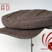 The "it" Cap - 1910s / 1920's Style Flat Cap With Box Pleated Top in ...