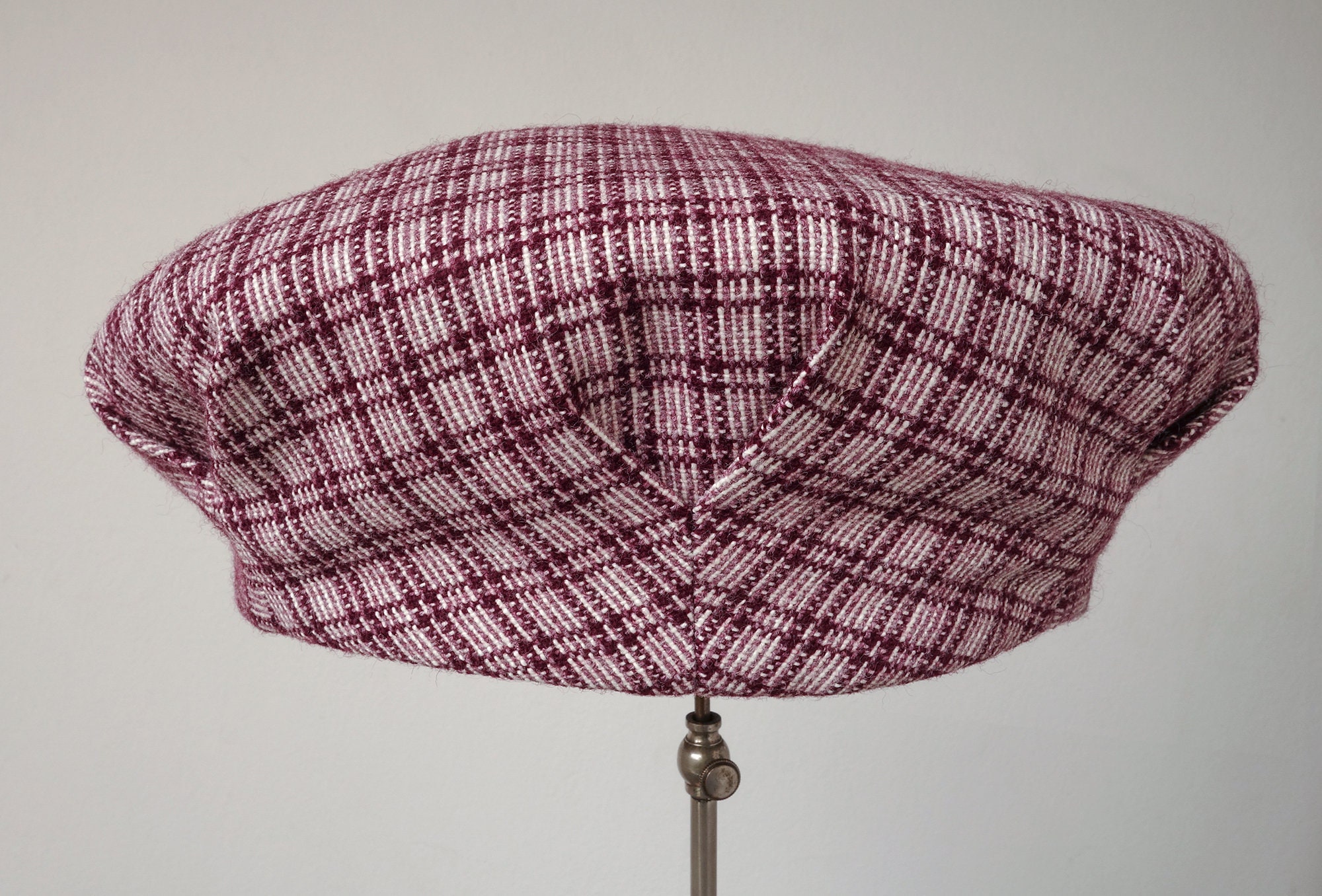 THE TRIDENT 1920's-pattern Flat Cap With Three Inverted | Etsy