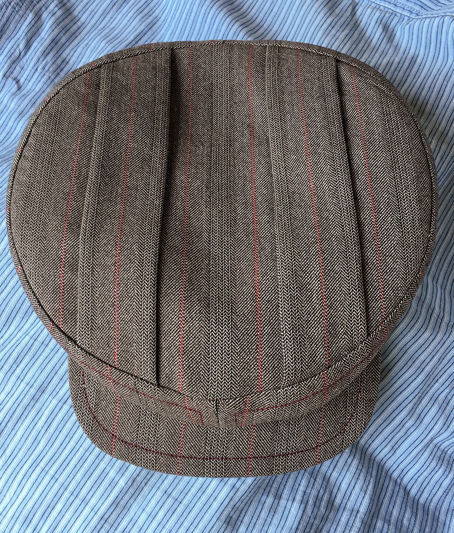 The "it" Cap - 1910s / 1920's Style Flat Cap With Box Pleated Top in ...