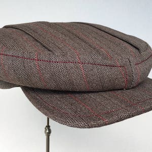 The "it" Cap - 1910s / 1920's Style Flat Cap With Box Pleated Top in ...