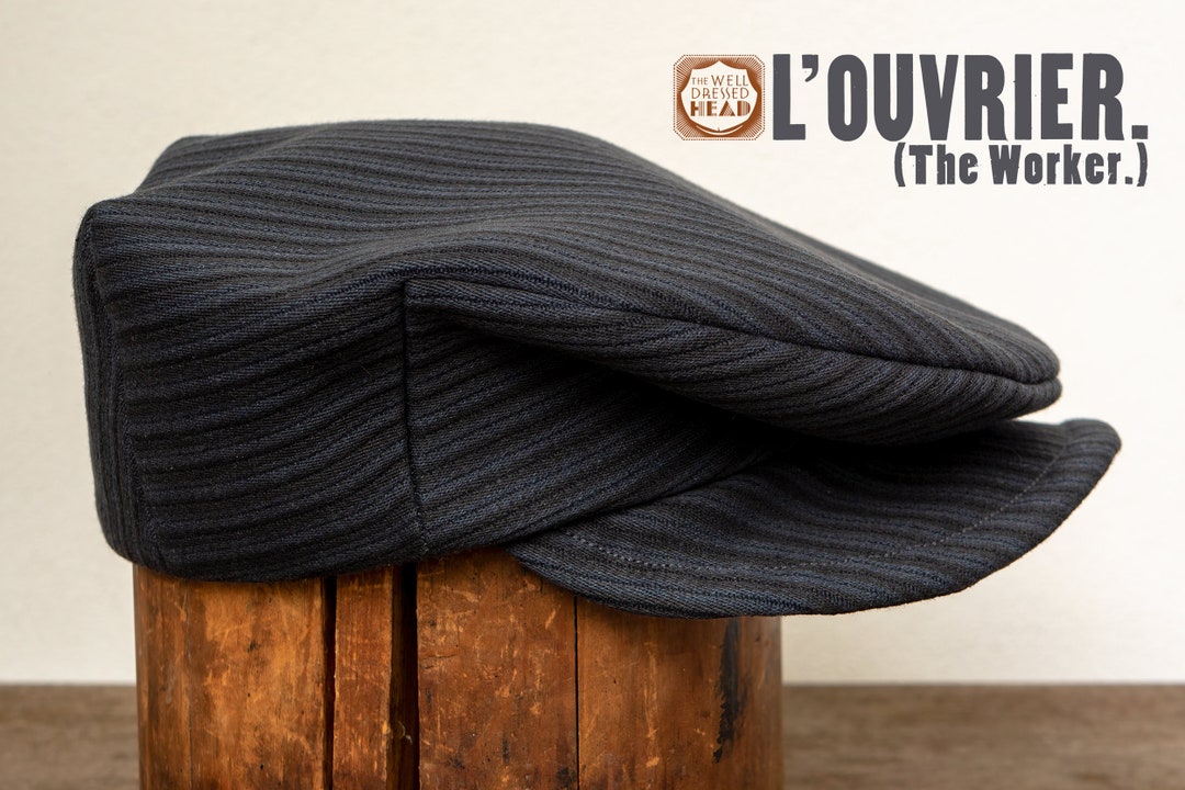 L'ouvrier (the Worker) - 1930s-pattern French Workwear Flat Cap in C ...