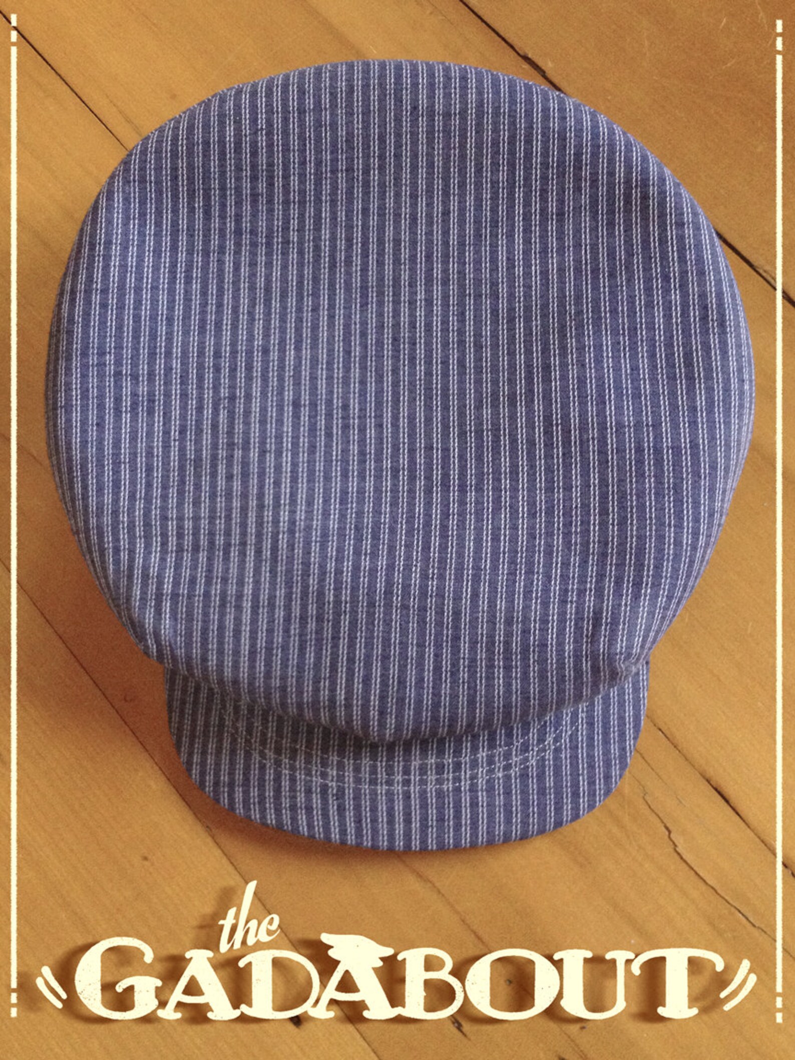 THE GADABOUT 1910s-pattern Flat Cap With Back Band Made to - Etsy