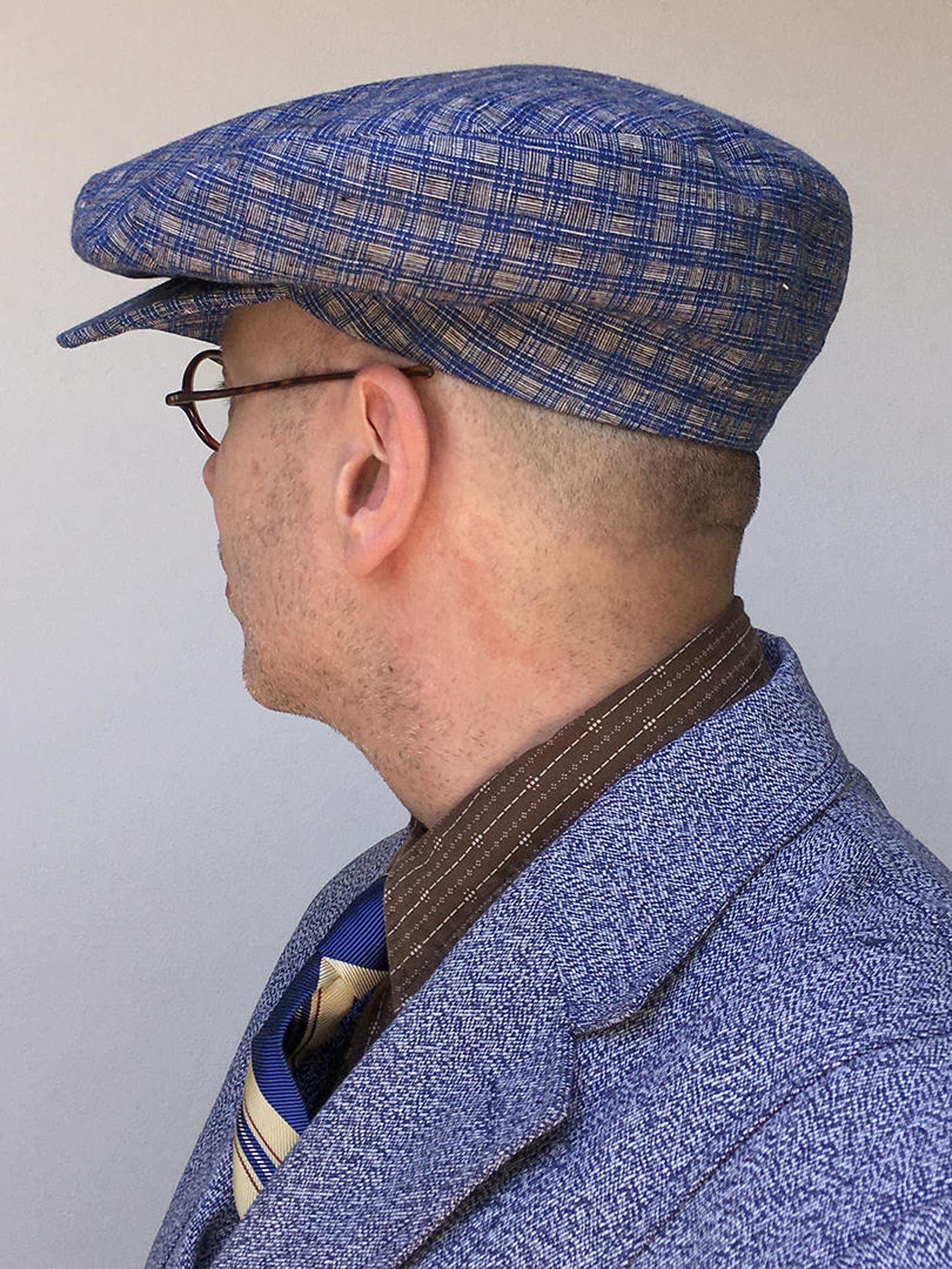 THE BROADWAY 1910s-inspired 11.5 Diameter Flat Cap in - Etsy