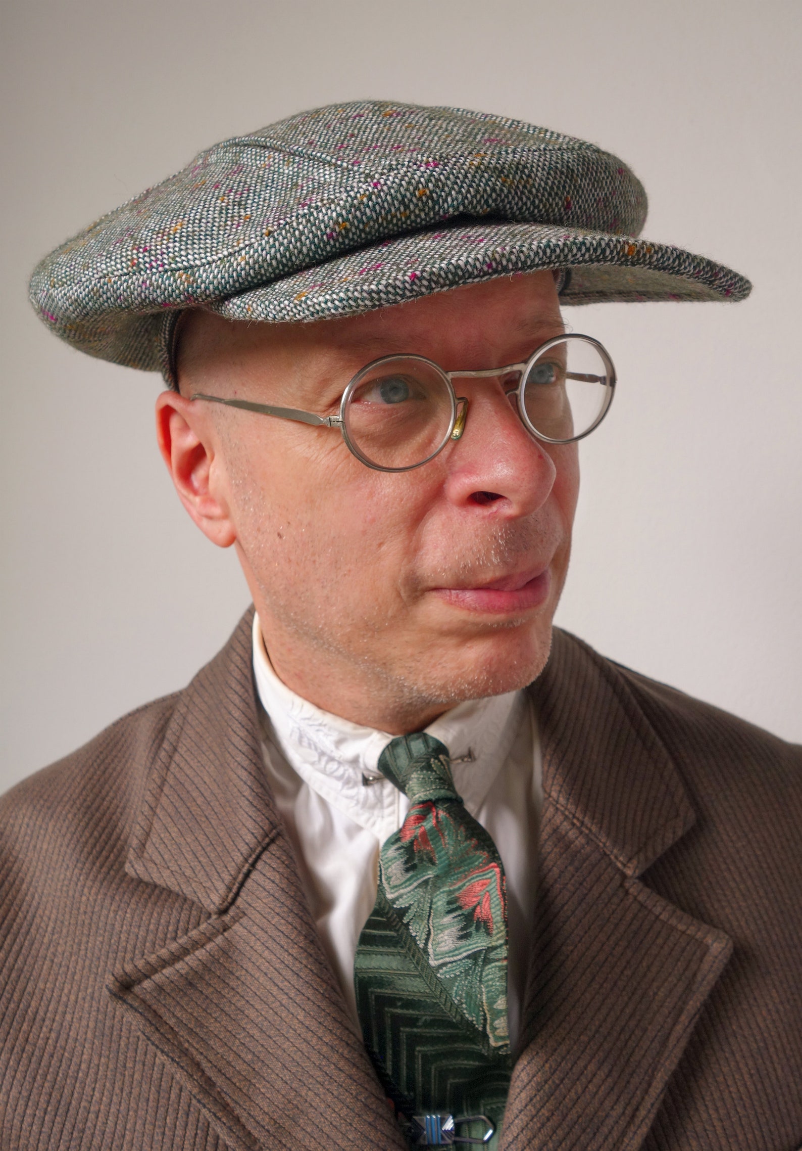 The EASTMAN 1910s Pattern Pleated Flat Cap in Vintage - Etsy