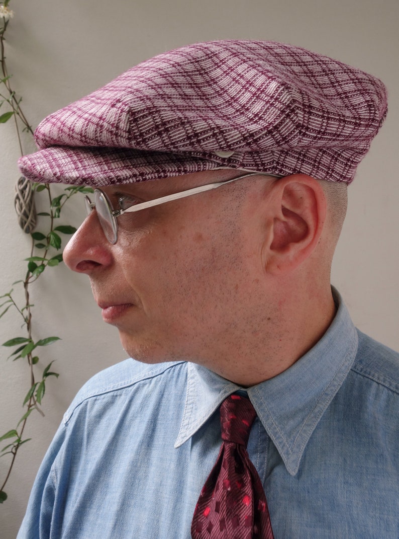 THE TRIDENT 1920's-pattern Flat Cap With Three Inverted - Etsy Australia
