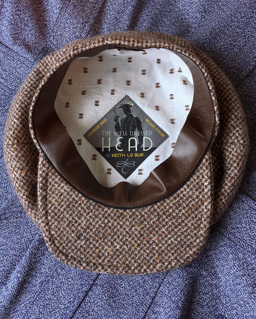 THE BROADWAY 1910s-inspired 11.5 Diameter Flat Cap in | Etsy