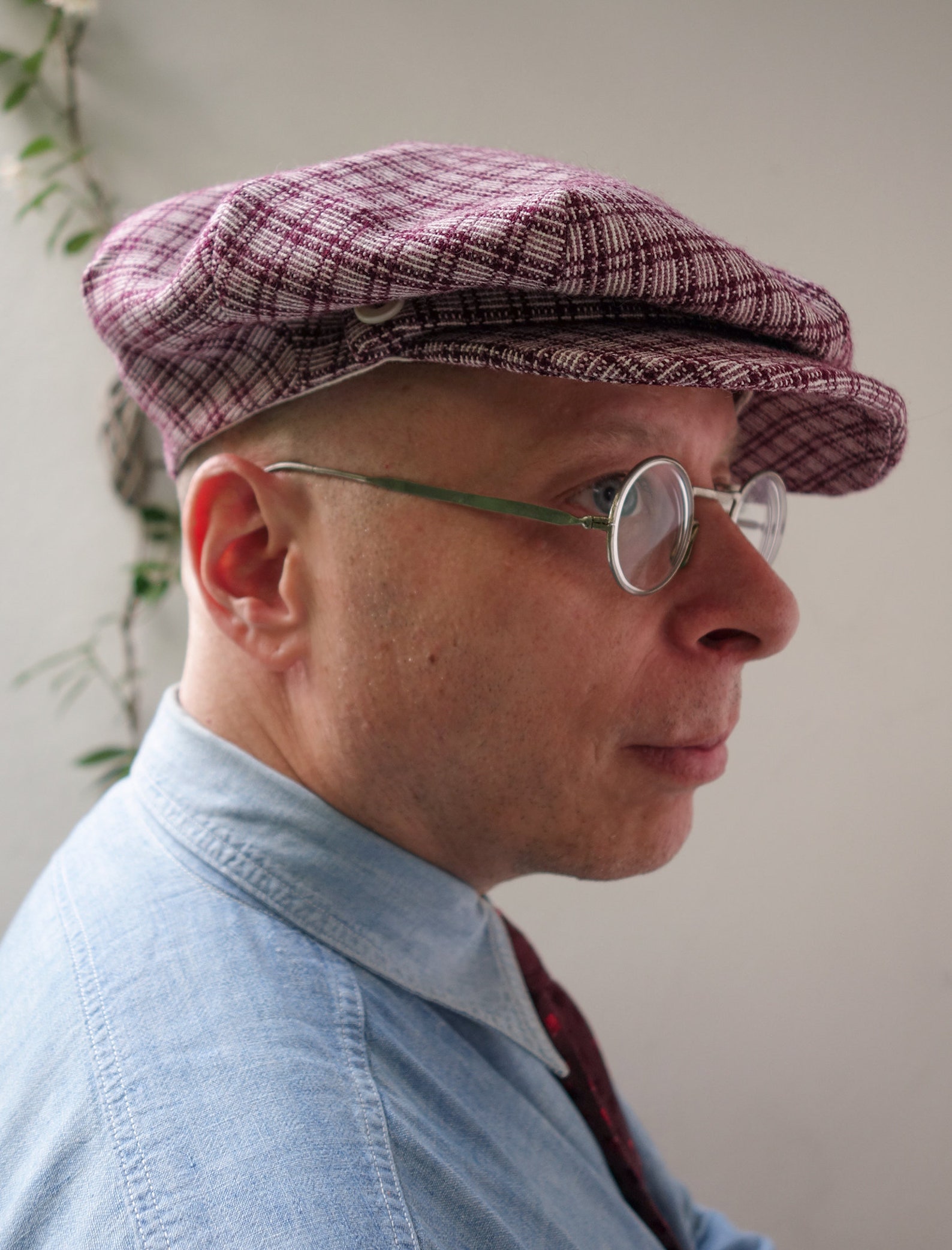 THE TRIDENT - 1920's-pattern Flat Cap With Three Inverted Rear Darts in ...